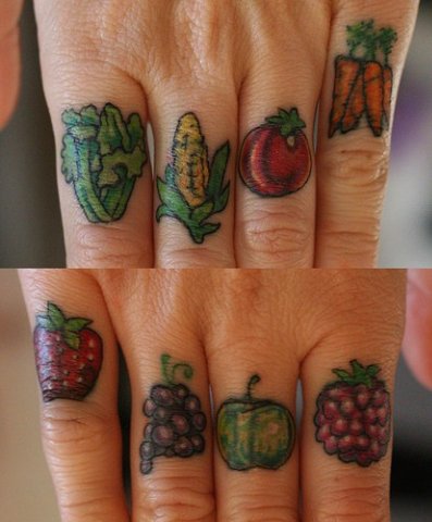 Les légumes sont bons pour la santé, et en tatouage ? - inKin